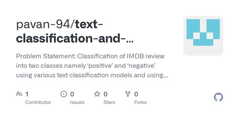 Github Pavan 94 Text Classification And Generation Using Deep Learning Models Problem