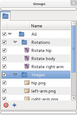 Sets Panel Synfig Animation Studio