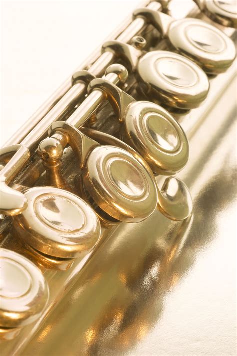 Flute Keys Close Up