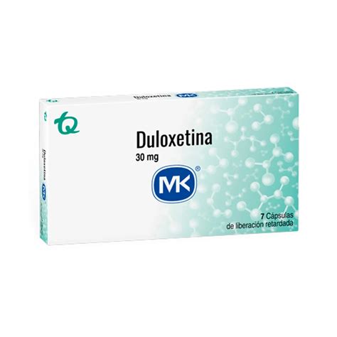 Duloxetina Mk 30 Mg Capsula Caja X 7 Previpharma