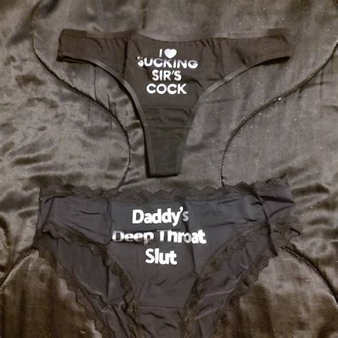 Birthday Fuck Me Panties Sexy Panties Womens Underwear Sexy
