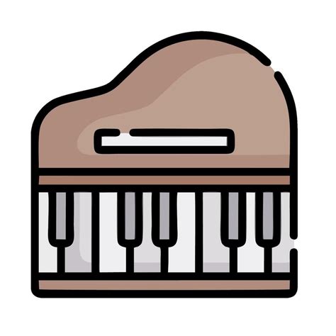 A Piano Icon On A White Background 50459923 Vector Art At Vecteezy