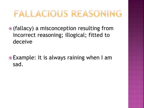 Ppt Bias Factual Evidence And Fallacious Reasoning Powerpoint Presentation Id 3064691