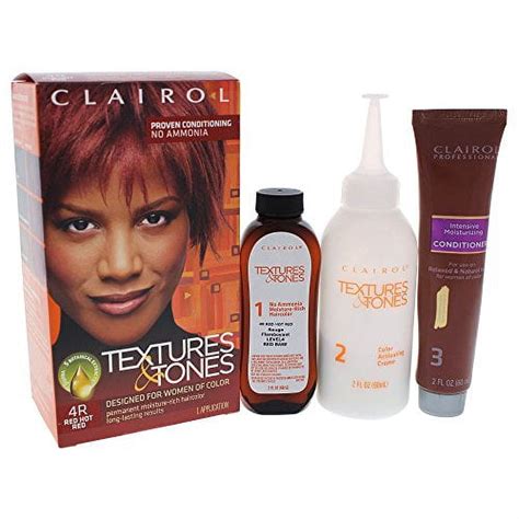 Clairol Professional Textures And Tones Permanent Hair Color Red Hot Red