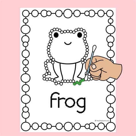 Spring Q Tip Painting Printables Teaching Mama