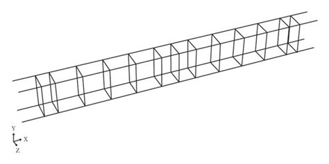 Fe Model Of The Corroded Rc Beam A Framework Of The Reinforcement Download Scientific