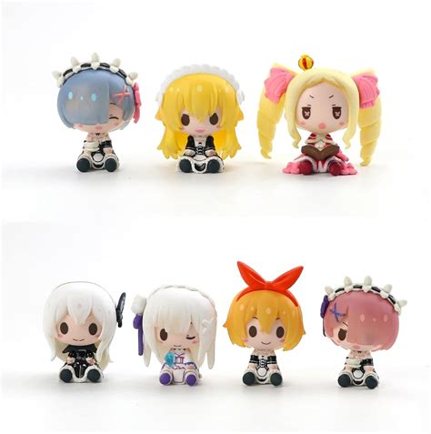Rezero Rem And Ram Q Version Pvc Anime Girl Figure Nepal Ubuy