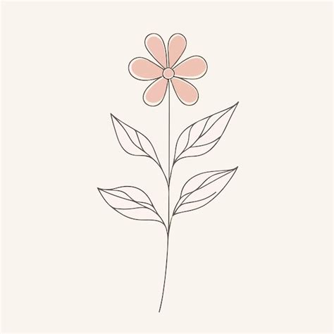 Single Line Drawing Flower Images Free Download On Freepik