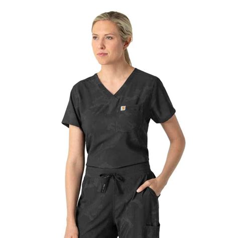 Womens Tuck In Print Scrub Top Carhartt