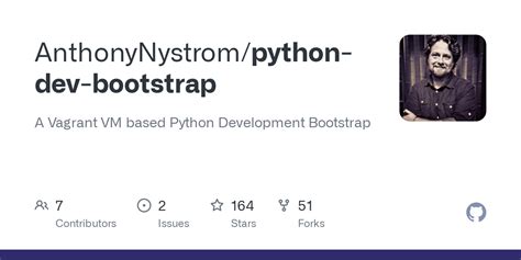 Github Anthonynystrom Python Dev Bootstrap A Vagrant Vm Based Python Development Bootstrap
