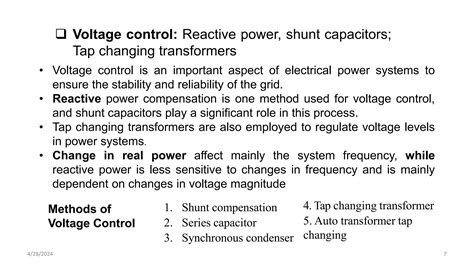 Frequency Control And Voltage Control Pptx