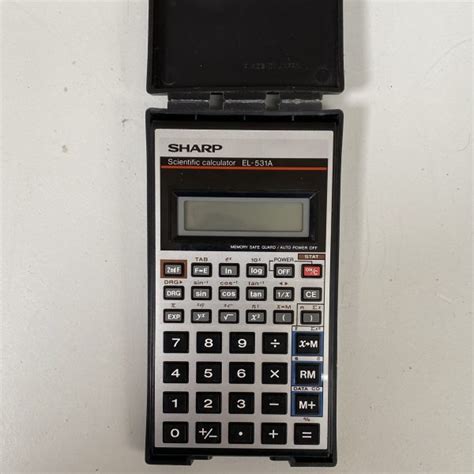 sharp scientific calculator el 531a erix collectables