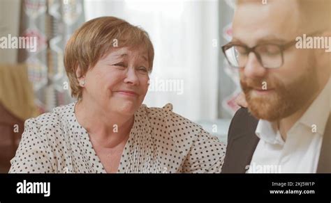 Mother And Adult Son Close Stock Videos Footage Hd And K Video Clips Alamy