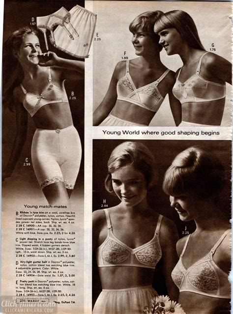 60s Lingerie Pantyhose Girdles Garters And More From The 1968 Wards