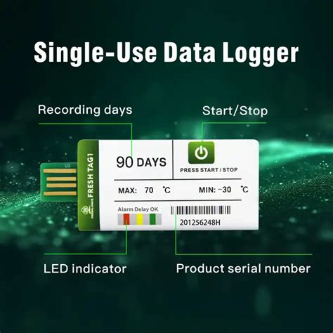 Fresh Tag 1 USB Temperature Data Logger Reliable Efficient
