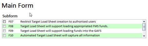 Forms Access Dropdown List Of Checkboxes Stack Overflow