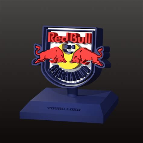 🐂 Red Bull Bragantino・archivo Stl Para Impresión 3d・cults