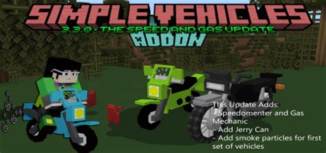 Download Simple Vehicles Addon For Minecraft Cars Mod