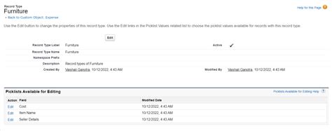 Record Types In Salesforce