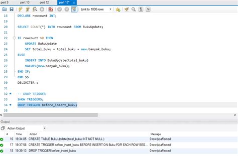 Trigger Pada Mysql