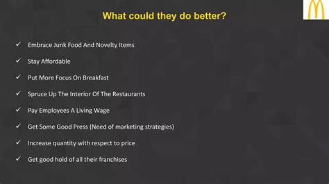 Mcdonalds Market Segmentation In India Pptx Food Industry Industries