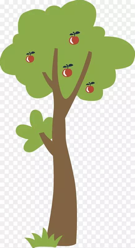 卡通苹果树矢量图下载png图片素材下载图片编号qvmbnkvy 免抠素材网