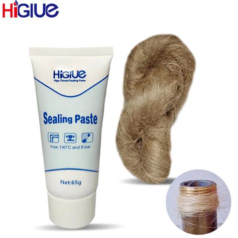 Higlue Thread Sealant Hemp 65g Paste 20g Flax Hemp For Pipe Fittings