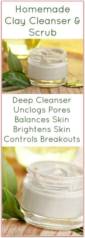 Homemade Clay Facial Cleanser Recipe Recipe Facial Cleanser Recipe