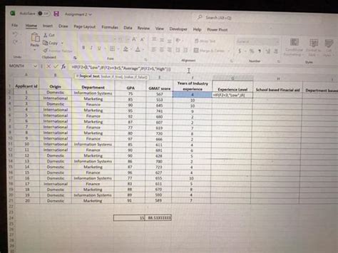Solved Question 2 Write A Nested If Function In Cell G2 To