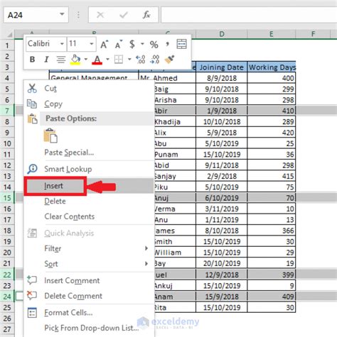 How To Insert Row In Excel Methods ExcelDemy
