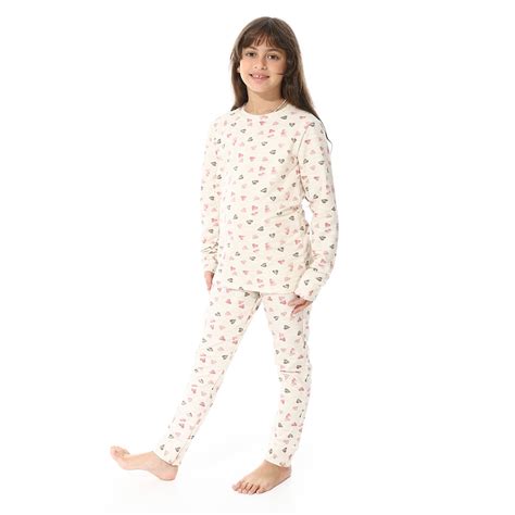 Girls Thermal Set With Printed Simon