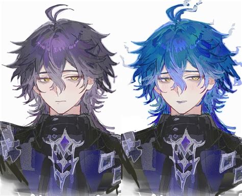 Idia Shroud And Flins Genshin Impact And 1 More Drawn By Pippo0243