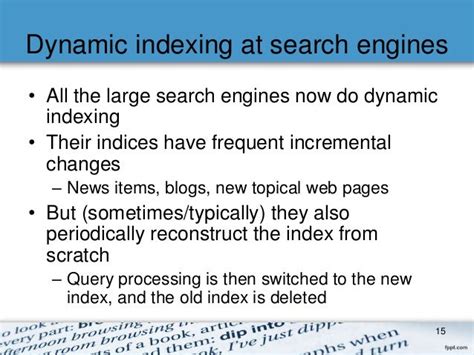 information retrieval dynamic indexing