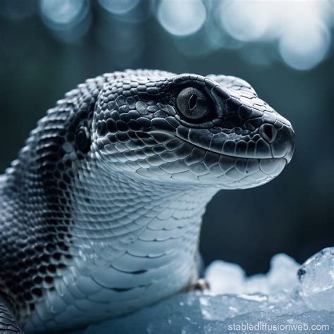 Ice Python Logo Stable Diffusion Online