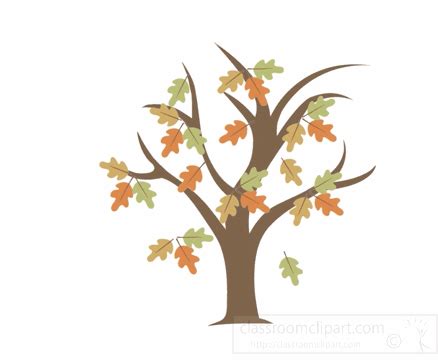 Weather Animated Clipart Fall Tree Foliage Dropping Animati