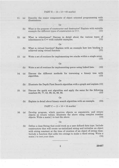 Anna University Ec 6301 Object Oriented Programming And Data