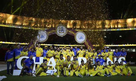 Chennai win Indian Premier League in stunning finish against Gujarat ...