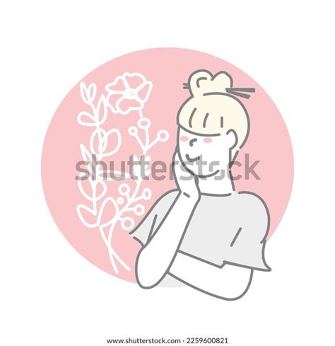 Illustration Woman Missing Her Babefriend On Stock Vector Royalty Free Shutterstock
