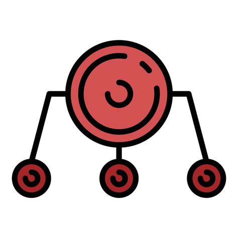 Firewall Network Icon Color Outline Vector Vector Art At Vecteezy