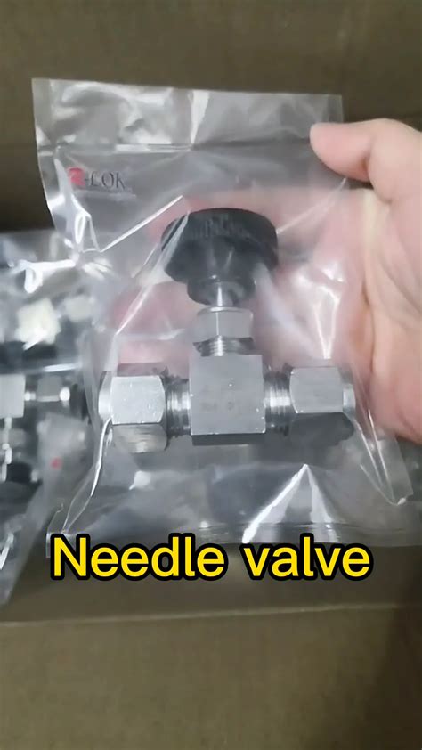 Stainless Steel Needle Valve Swagelok Instrument Valves Ss Compression Double Ferrule