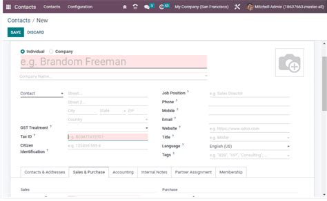 Contacts Module In Odoo 16 Odoo Customization