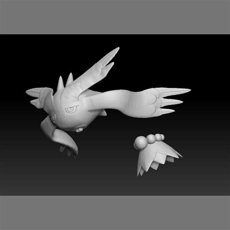 Archivo Stl Pokemon Paradox Ancient Misdreavus Fluttermane・design Para