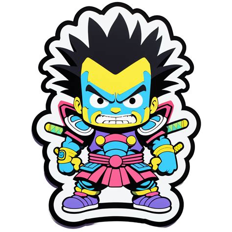 I Made An Ai Sticker Of Bart Samurai