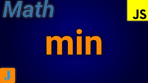Javascript Mathmin Youtube