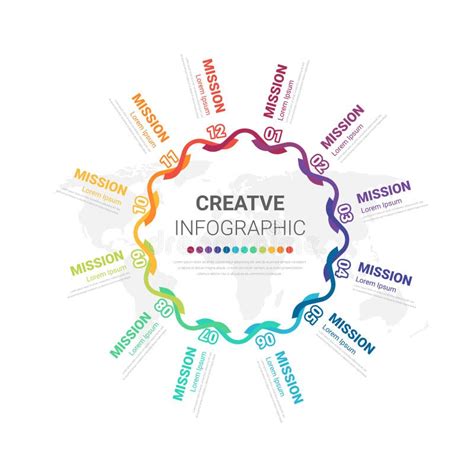 Infographic Circle Design For Options Steps Or Processes Can Be Used For Business Concept