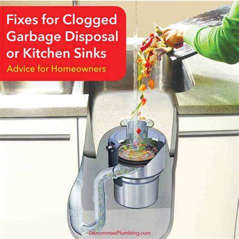 How To Fix Clogged Garbage Disposal Unit