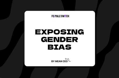 5 strategies to expose gender bias in textual data by fe male switch