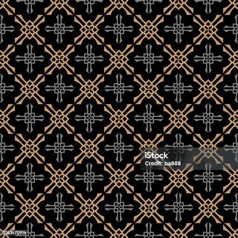 배경 패턴 기하학적 벽지 텍스처 블랙과 골드 색상 샘플 템플릿입니다 직물 커버 패턴 포스터 인테리어 디자인 또는 배경 화면에 적합합니다 벡터 배경 이미지 0명에 대한 스톡