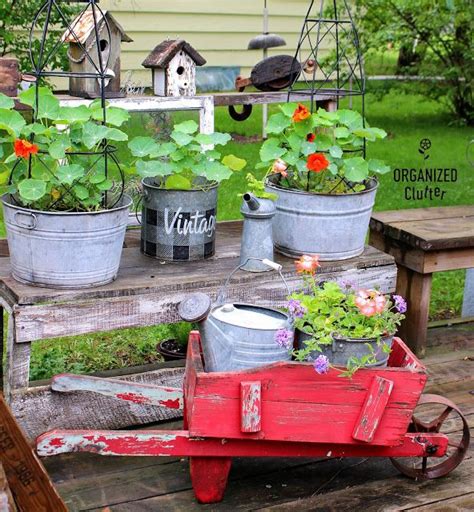 2019 Junk Garden Deck Plantings Garden Junk Deck Garden Porch Plants