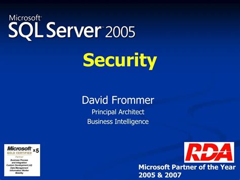 PPT SQL Server Security Principals Securables And Permissions PowerPoint Presentation ID